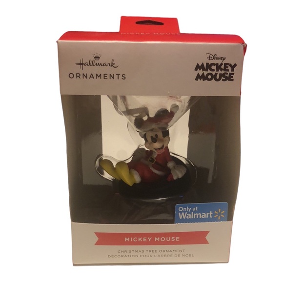 Disney | Holiday | Hallmark Ornament Disney Mickey Mouse On Snow Tube ...